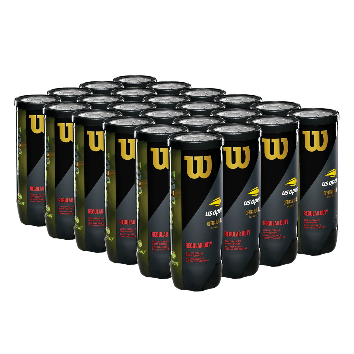 Wilson US Open Regular Duty Tennis 24 Can Case | Wrigley's Tennis