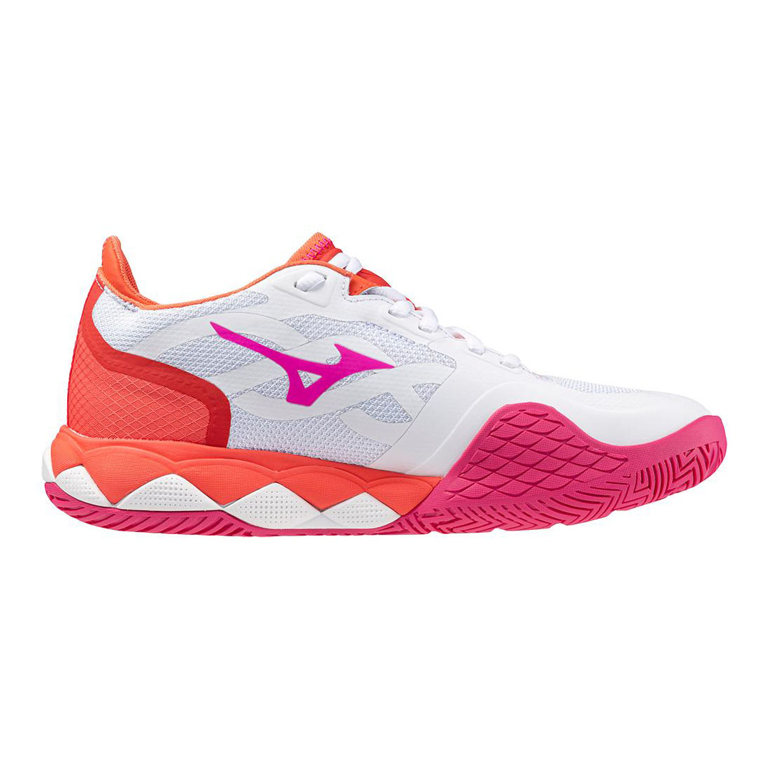 Mizuno Wave Enforce Tour AC Women’s White/Red | Wrigley's Tennis Mizuno Wave Enforce Tour AC Women’s White/Red | Wrigley's Tennis