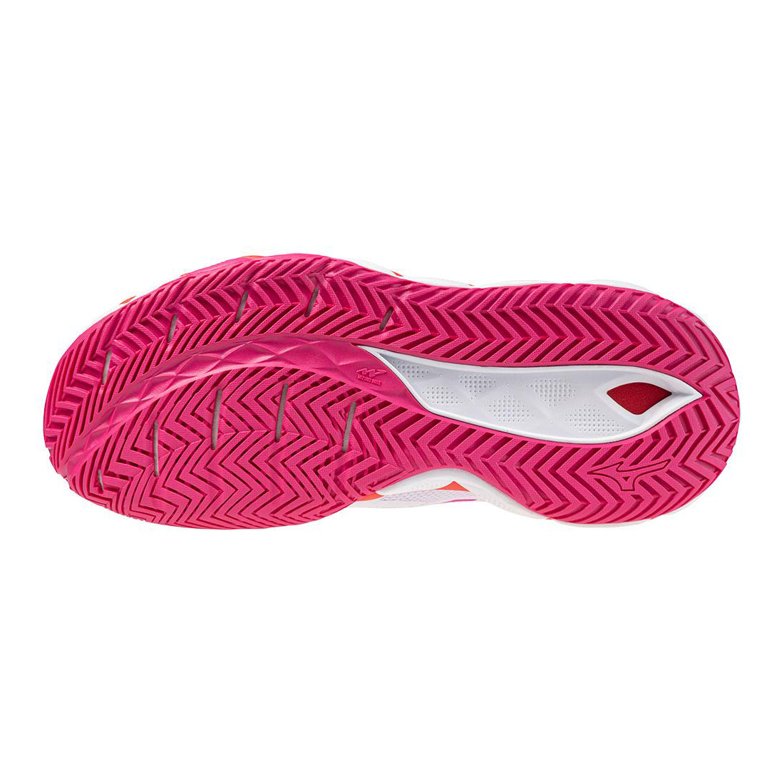 Mizuno Wave Enforce Tour AC Women’s White/Red | Wrigley's Tennis