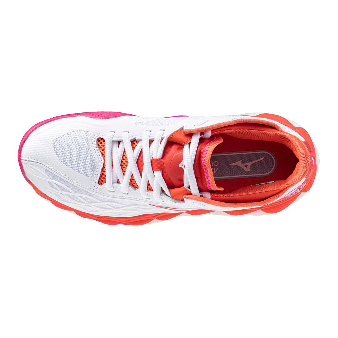 Mizuno Wave Enforce Tour AC Women’s White/Red | Wrigley's Tennis